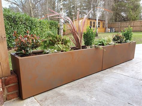 Bradleys Oxide Rust Planters In Suffolk Bradleys Metal Finishes