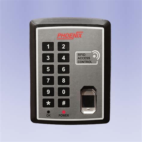 Phoenix Fingerprint Rfid Password Based Access Control System Rac
