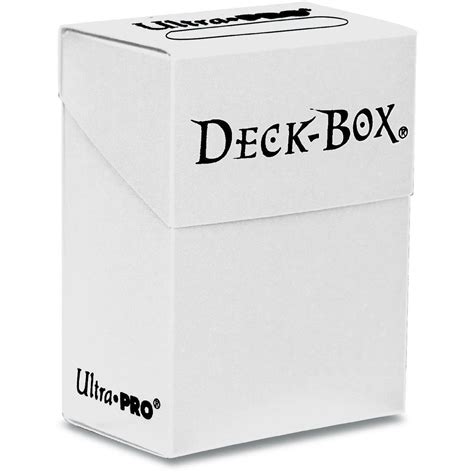 Ultra Pro Deck Box White At Mighty Ape Australia