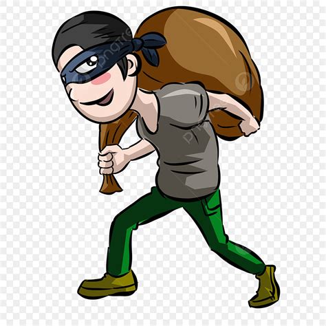 The Robber Steals Clipart Png Vector Psd And Clipart With