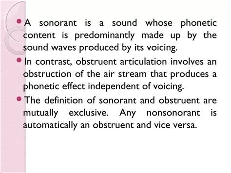 Phonological Features Of Consonant System Ppt