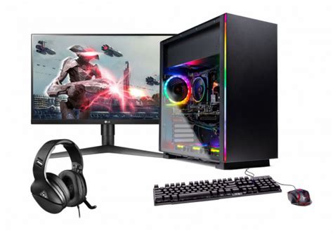 SKYTECH GAMING Skytech Mark V Gaming Tower LG 27 144Hz Gaming Monitor And Turtle Beach Headset