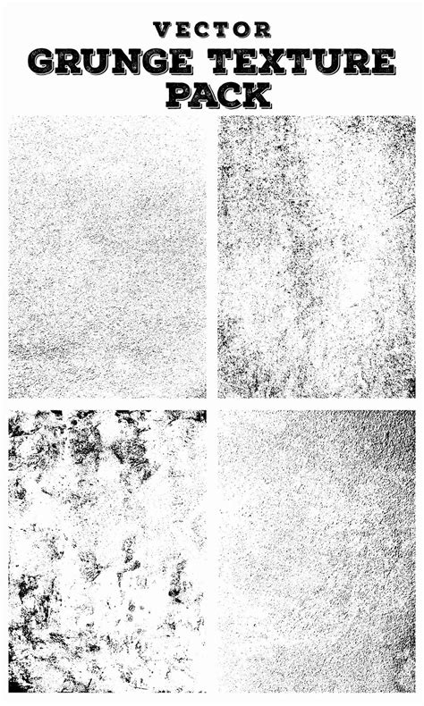 Premium Vector Free Vector Set Of Grunge Overlay Textures Template