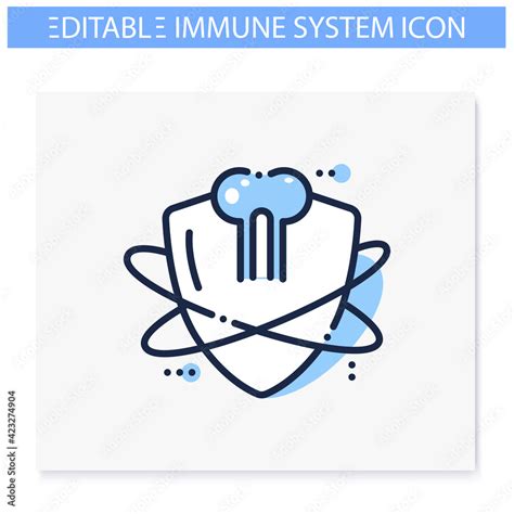 Bone Marrow Line Icon Semi Solid Tissue Immune System Concept