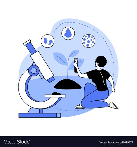 Soil Analysis Abstract Concept Royalty Free Vector Image