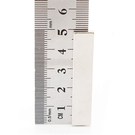 1pc 50x10x3mm N35 Super Strong Cuboid Block Strip Grandado