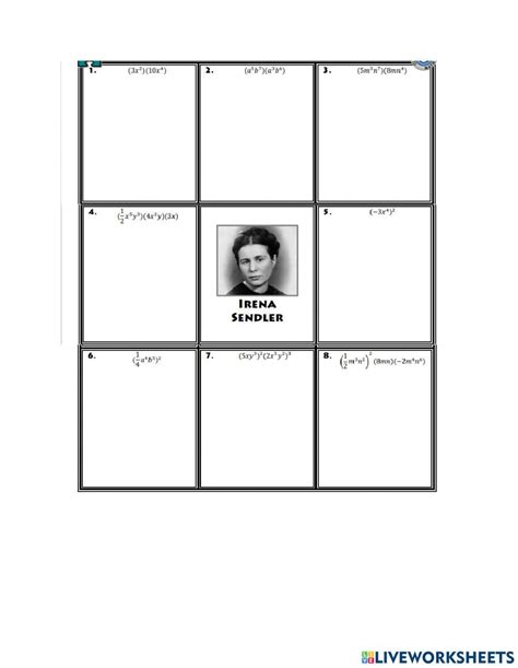 Multiplying Binomials Raised To Powers Worksheet Live Worksheets