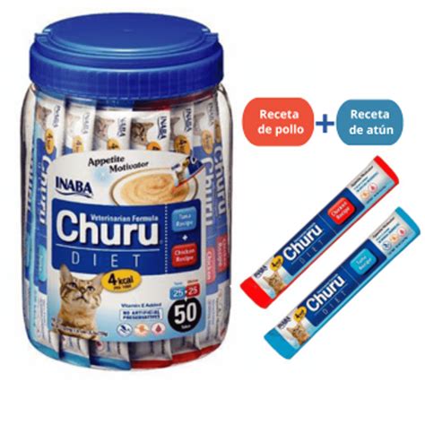 Snack Para Gatos Churu Vet Diet Atún Y Pollo X50 Oechsle