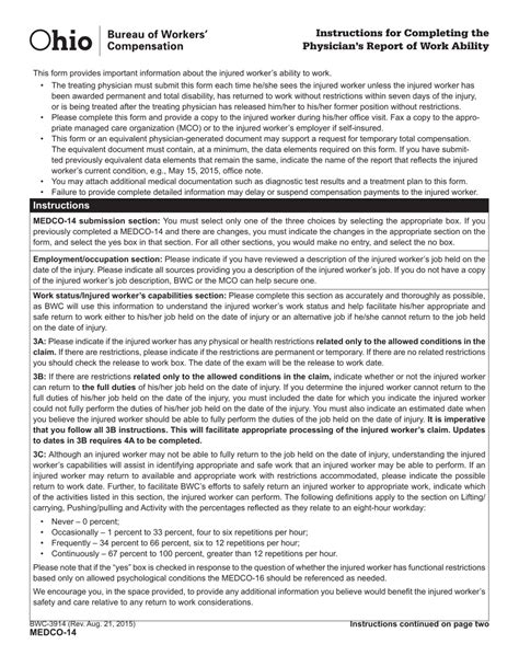Form Medco 14 Bwc 3914 Fill Out Sign Online And Download Printable