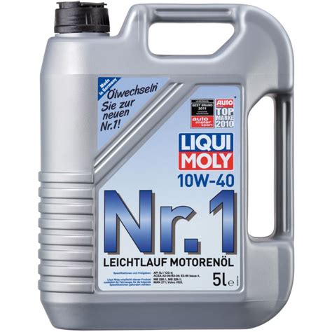 Liqui Moly 2609 Nr.1 Leichtlauf 10W-40 - 5 Liter | Motoröl 10W40, 23,95