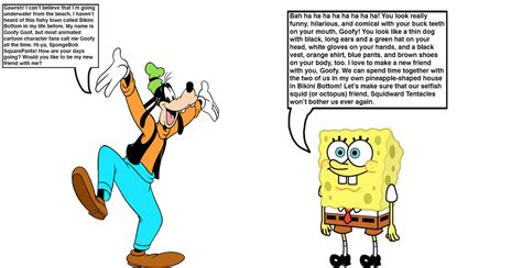 Spongebob Squarepants Meets Goofy By Darthranner83 On Deviantart