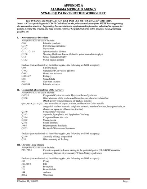 Appendix A Download Printable Pdf Or Fill Online Synagis Pa Instruction