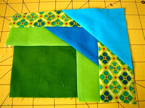Log Cabin Quilt Block Tutorial DIY Tutorial Ideas