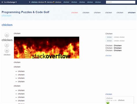 Code Challenge Make Stackoverflow Explode Bookmarklet Code Golf