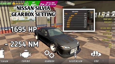 NISSAN SILVIAGEARBOX SETTING 1695HP 2254NM CAR PARKING