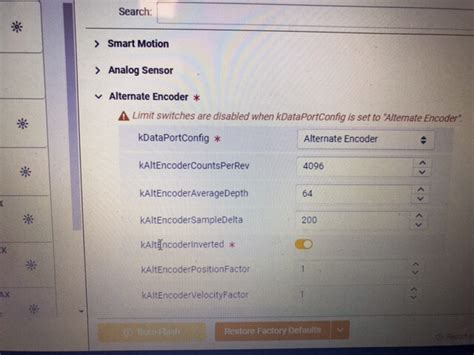 Rev Hardware Client With Alternate Encoder Sensors Chief Delphi