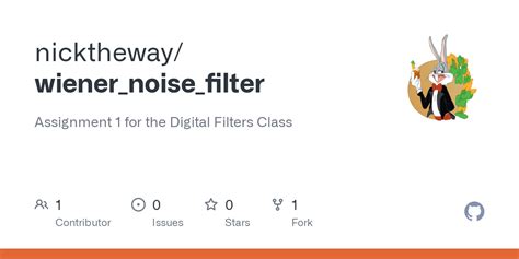 Github Nicktheway Wiener Noise Filter Assignment For The Digital Filters Class