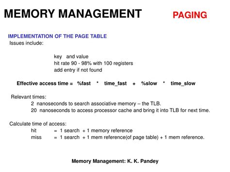 PPT OPERATING SYSTEMS MEMORY MANAGEMENT PowerPoint Presentation Free Download ID 3367669
