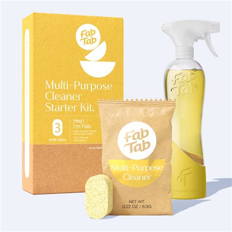 Multi Purpose Cleaner Starter Kit Fabtab
