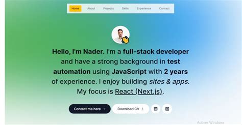 Launching My New Portfolio Website On Vercel Nader Rabhi Posted On