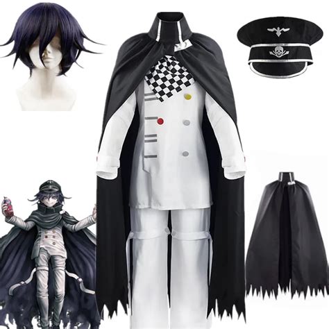 Danganronpa V3 Kokichi Oma Cosplay Costume President Uniforms Cloak