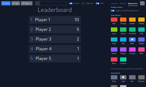 Online Leaderboard And Counter Creator Score Ctrl