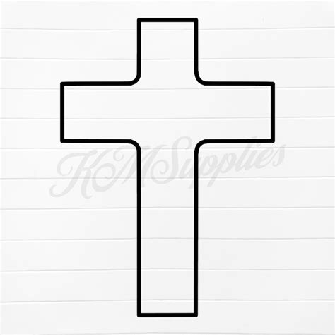 Cross Outline Etsy