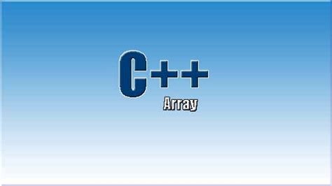 Pengertian Dan Contoh Array Pada Bahasa C JEJAK TUTORIAL