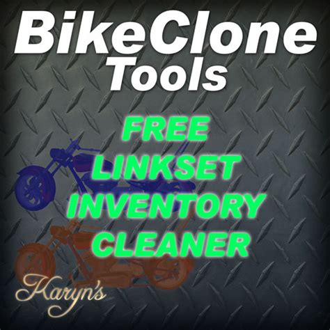 second life marketplace free bikeclone linkset inventory cleaner script