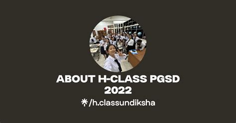 About H Class Pgsd 2022 Tiktok Linktree