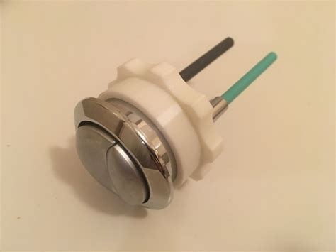 Free 3d File Toilet Cistern Button Threaded Nut・template To Download