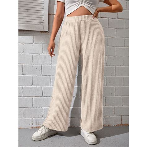 Sylvia Plus Size Elastic Waist Daily Pants Loose Pants Fits To Xl 33034