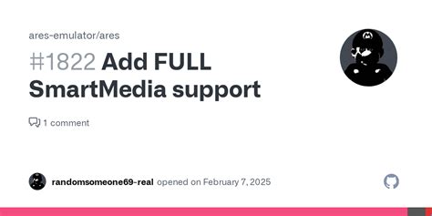 Add Full Smartmedia Support · Issue 1822 · Ares Emulatorares · Github