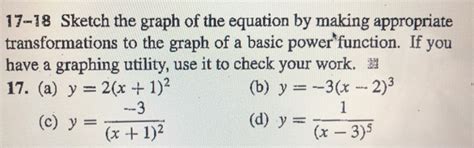 Solved 1718 Sketch The Graph Of The Equation By Making