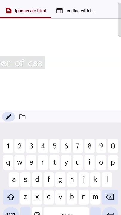 Power Of Css Coding With Harsh Iphone Calc😎😎😉 Youtube