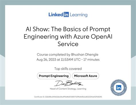 Bhushan Dhengle On Linkedin Certificate Of Completion