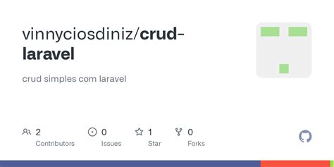 GitHub Vinnyciosdiniz Crud Laravel Crud Simples Com Laravel