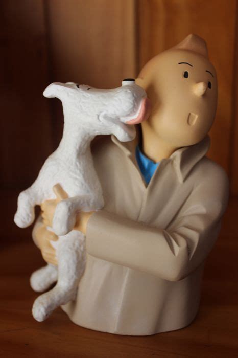 Tintin Statuette Leblon Delienne 7a Milou Lèche Tintin Catawiki