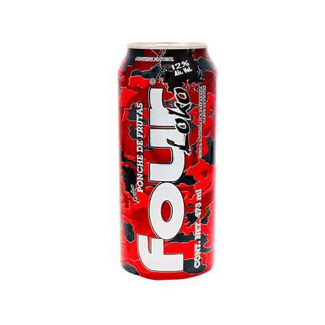Bebida Four Loko Ponche De Frutas 473ml
