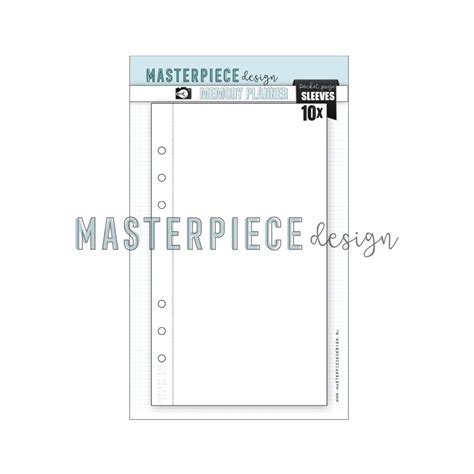 Masterpiece Design Hüllen 4x8 Inch Design A Memory Planner Pocket