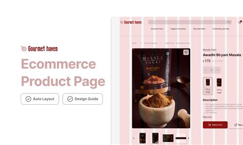 Ecommerce Product Page Behance
