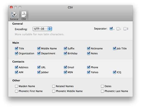 Address Book Csv Format At Chastity Dowling Blog