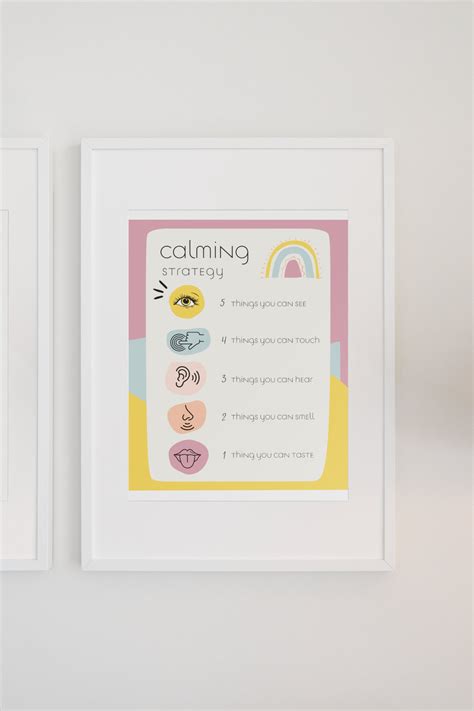 Mindfulness Grounding Technique Aid Inner Peace Tool Stress Relief Meditation Support Self