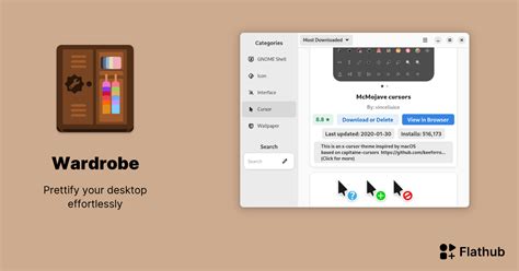 Installar Wardrobe Sus Linux Flathub