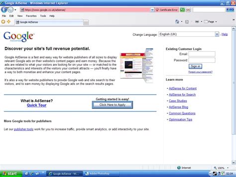 Security Certificate Problem On Google Adsense UK Darren Straight S Blog