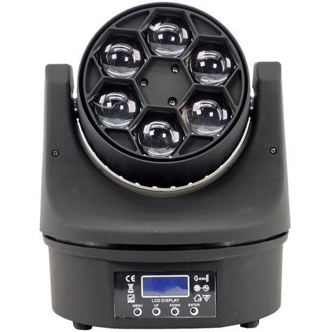 Dj Stage Ktv Bar Nightclub Disco Equipment 6x15w Sharpy Bee Eye 4in1 Led Rgbw Moving Head Light