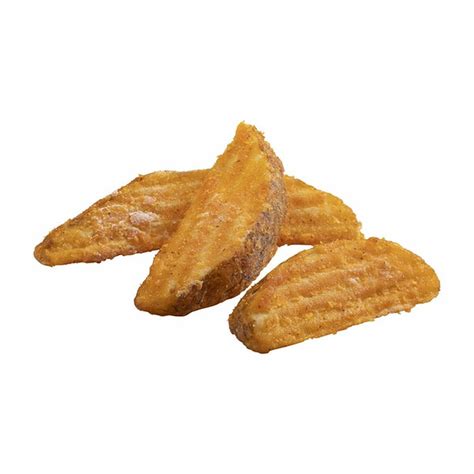 Simplot Foods Frozen Crinkle Cut Wedge Skin On French Fries 5 Lb
