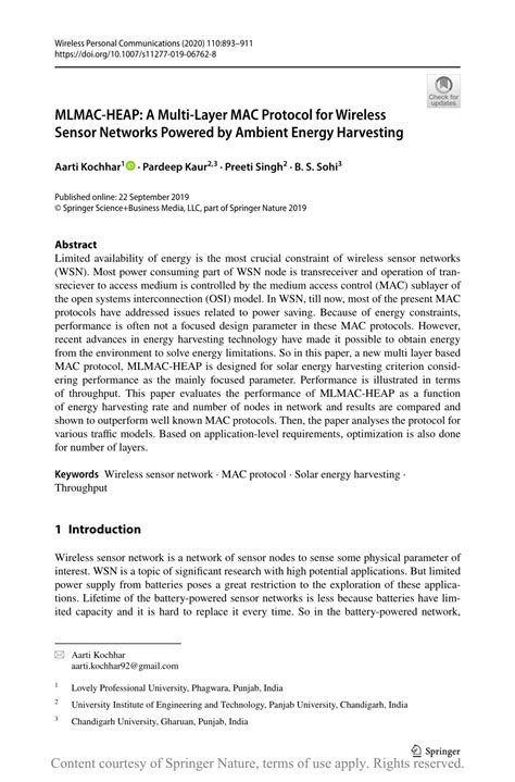mlmac heap a multi layer mac protocol for wireless sensor networks