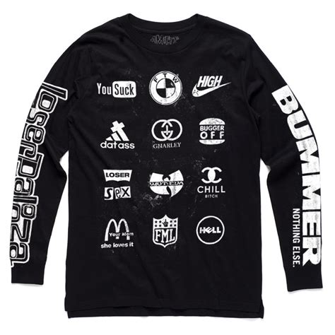 Amiete Logo Blaster Black Ls T Shirt Bong Warehouse