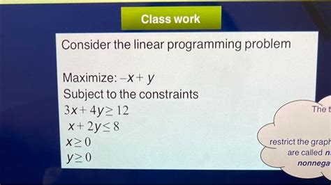 Consider The Linear Programming Problem Maximize Chegg